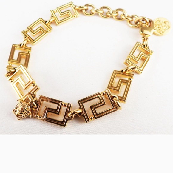 Versace | Accessories | Authentic Versace Medusa Chain Bracelet | Poshmark